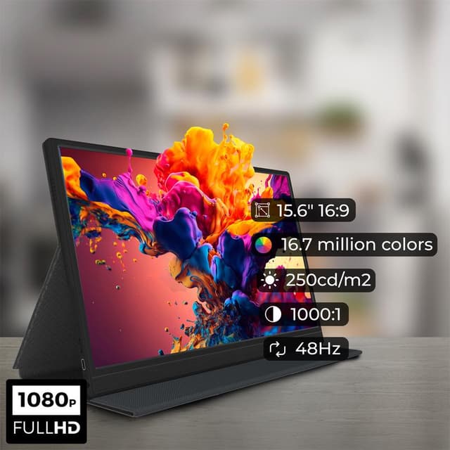 Denver draagbaar beeldscherm - 15,6 inch | Action Webshop NL