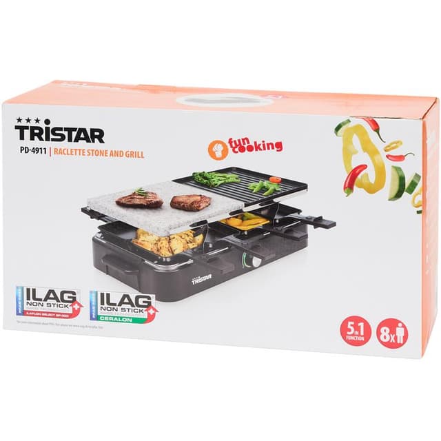 Tristar raclette met steengrill | Action Webshop NL