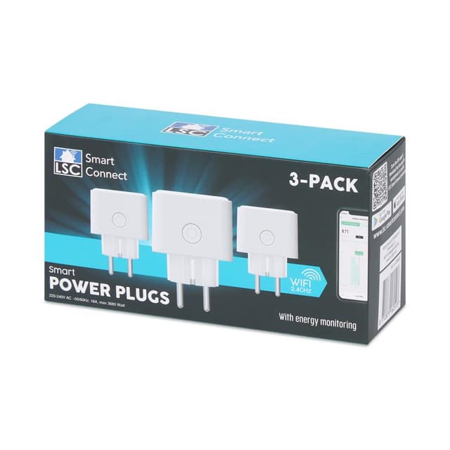 LSC Smart Connect: slimme stekkers 3 stuks | Action Webshop NL
