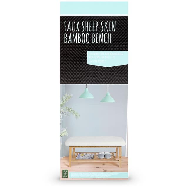 Bamboe bank met vacht | Action Webshop NL