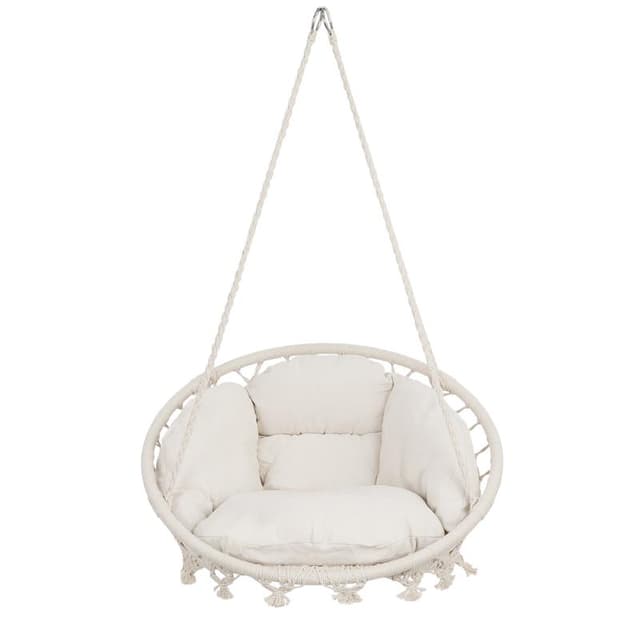 Macramé hangstoel met luxe kussens | Action Webshop NL