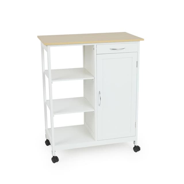 Keukentrolley op wielen - wit | Action Webshop BE