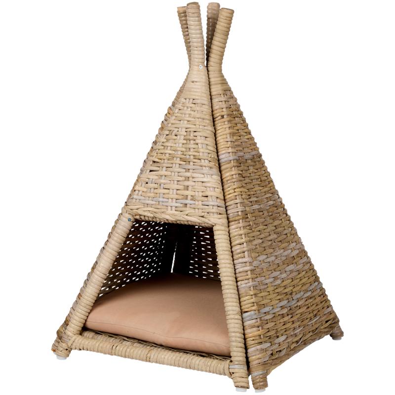Kattenmand tipi met kussen | 40 x 40 x 70 cm | Action Webshop NL