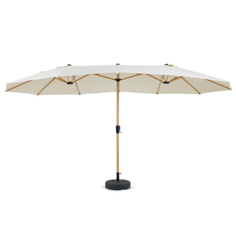 Double parasol for extra-large shade area | Action Webshop NL